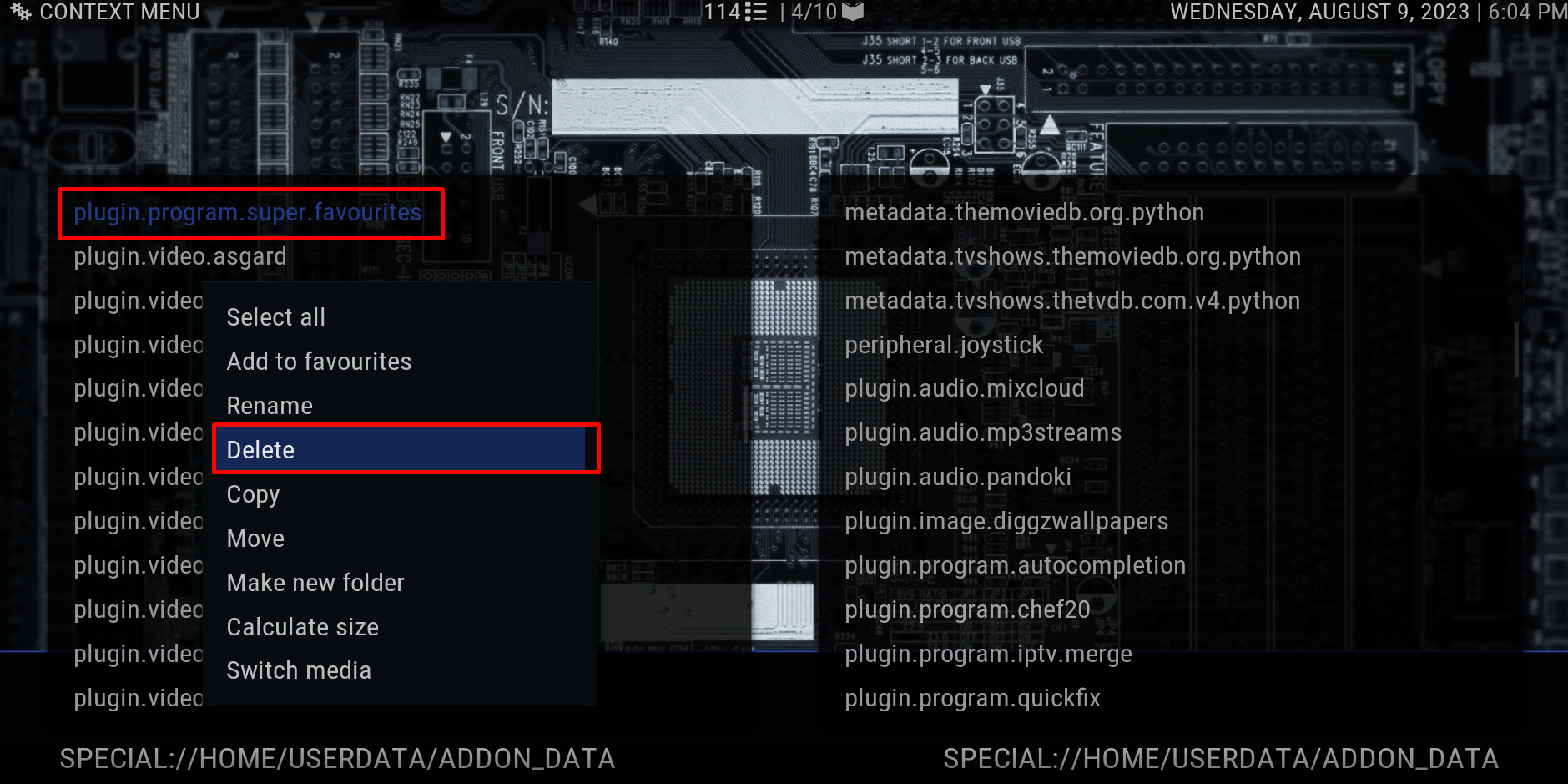 Update "breaks" SF addon · Issue #9 · jmooremcc/plugin.program.super ...