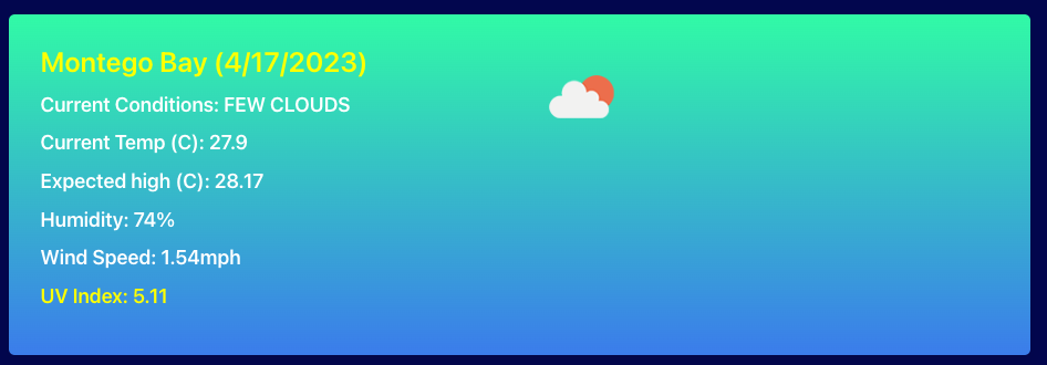 GitHub - codesleeps/sturdy-succotash: Global Weather App