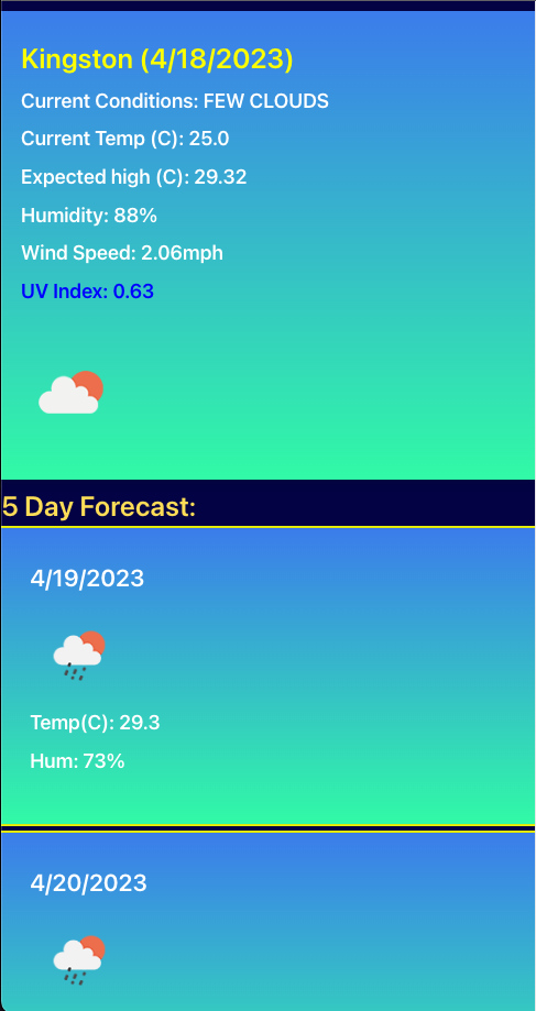 GitHub - codesleeps/sturdy-succotash: Global Weather App