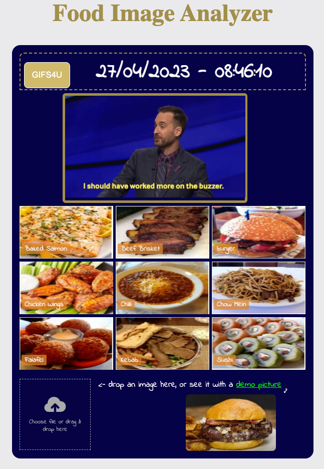 GitHub - codesleeps/Food-Analyzer