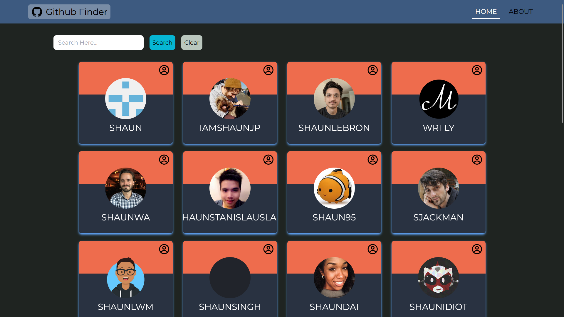 Github Belikenoone Github User Finder Inspired From Brad Traversy This Projext Searches For