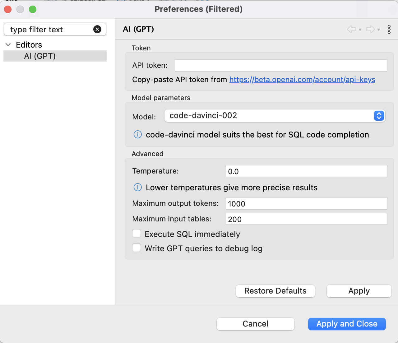 AI Smart Assistance · dbeaver/dbeaver Wiki · GitHub
