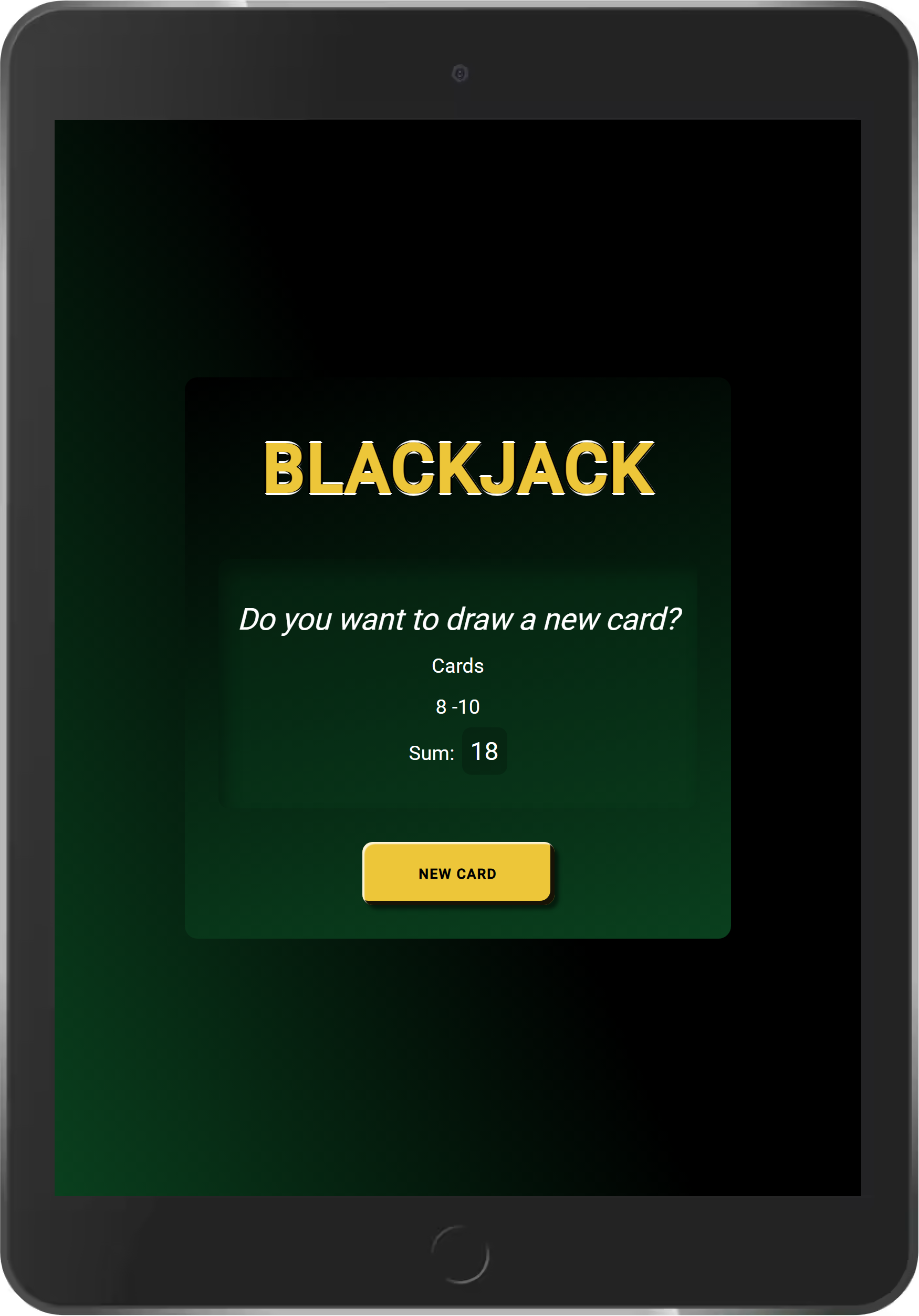 GitHub - randjelovic-jelena/Blackjack