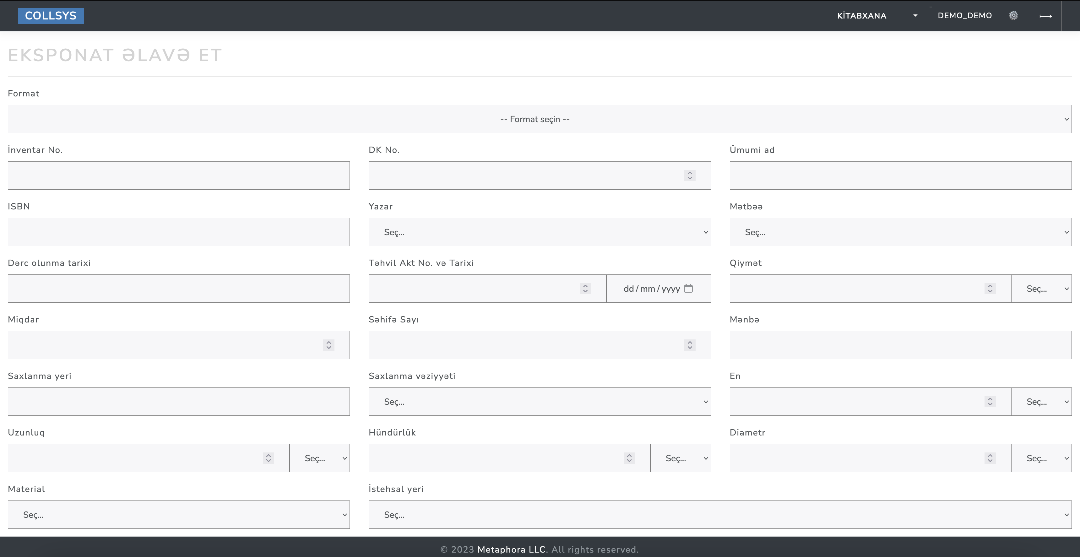 GitHub - asafhuseyn/collsys: collection systems