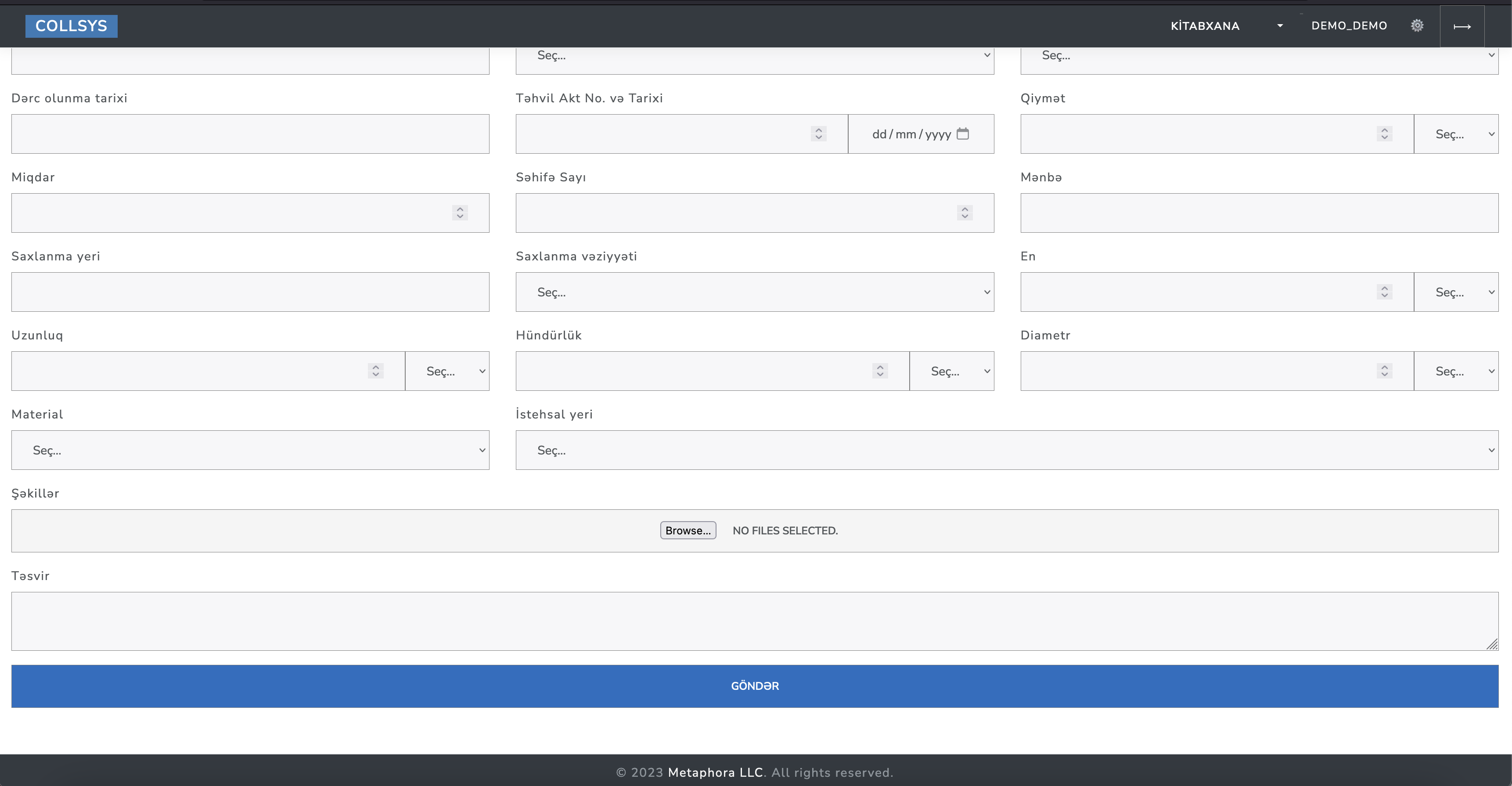 GitHub - asafhuseyn/collsys: collection systems