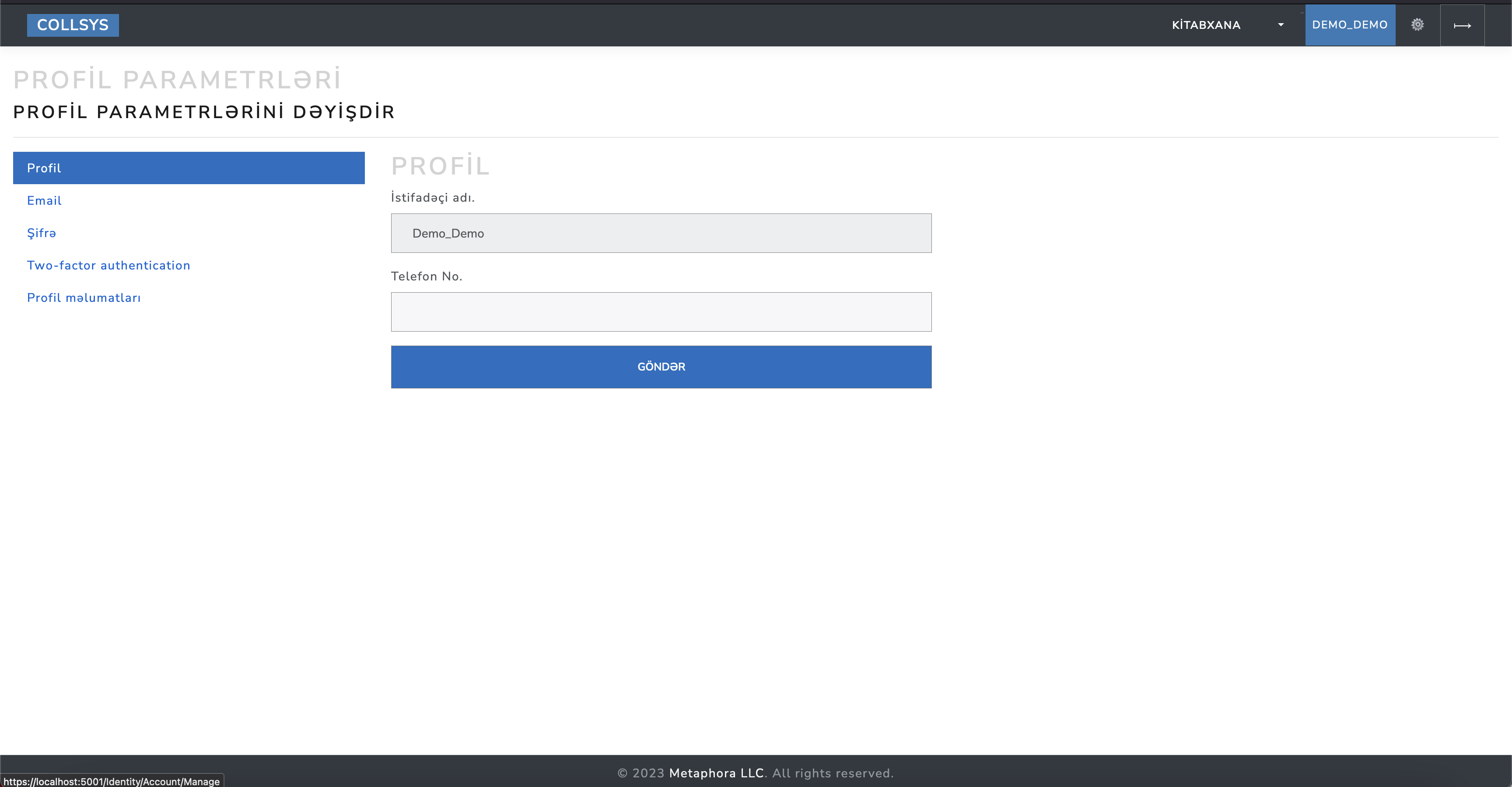 GitHub - asafhuseyn/collsys: collection systems