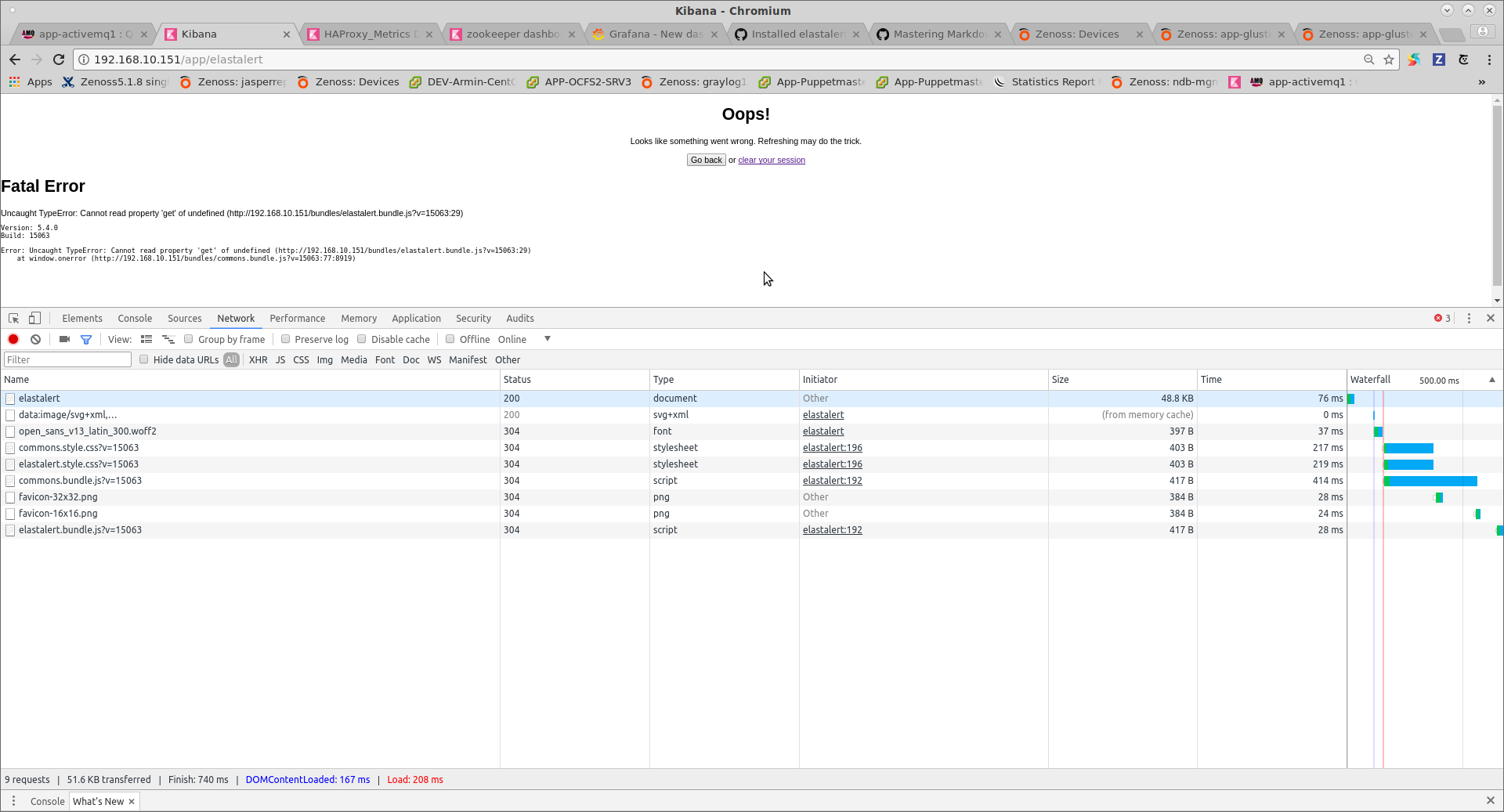 Installed elastalert kibana plugin and getting the below error · Issue #32 · bitsensor ...