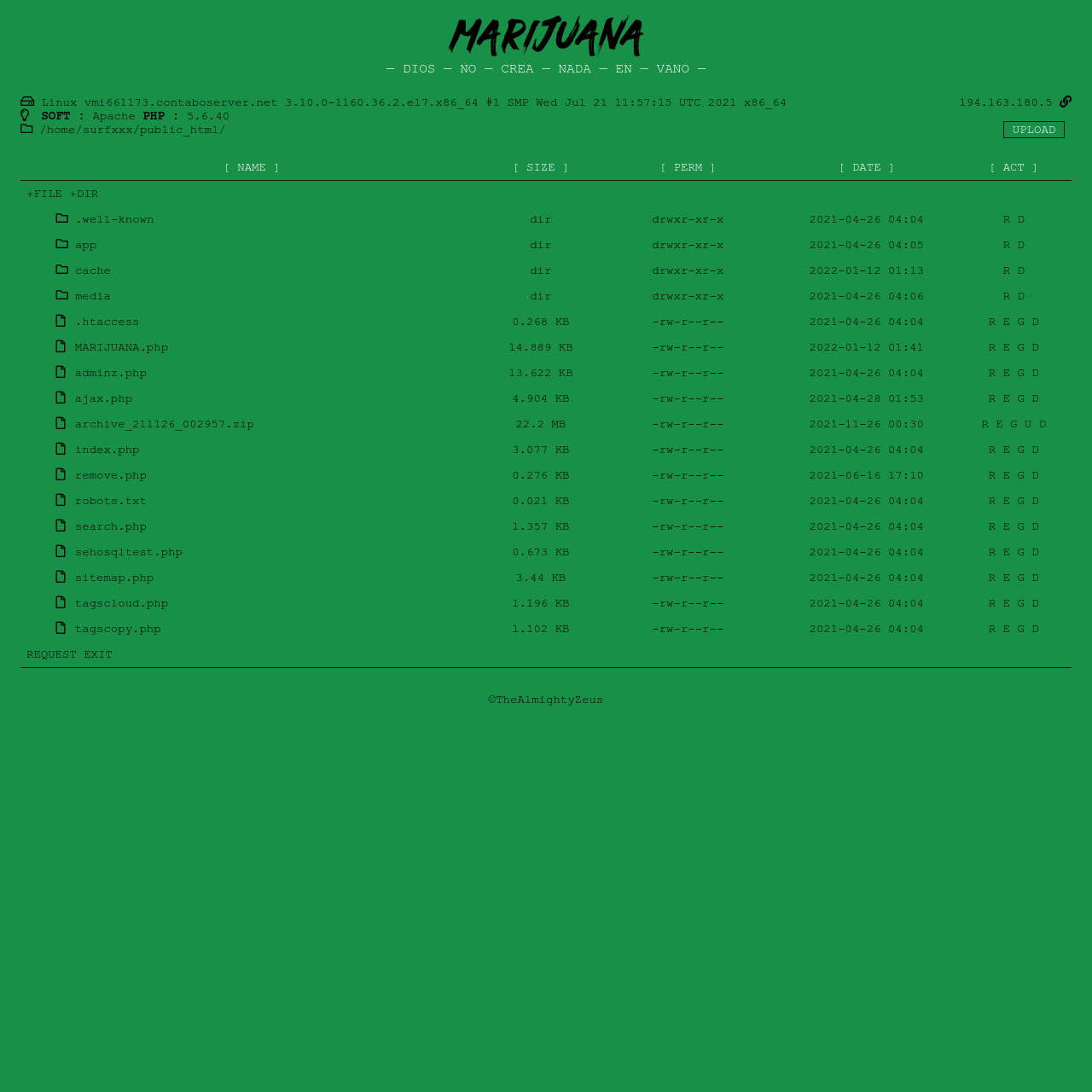 GitHub - ModeBrutal/Web-Shell