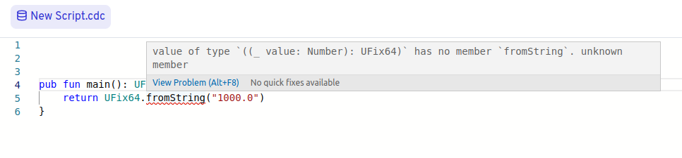 Ufix64 Fromstring Is Not Working · Issue 562 · Onflow Flow Playground · Github