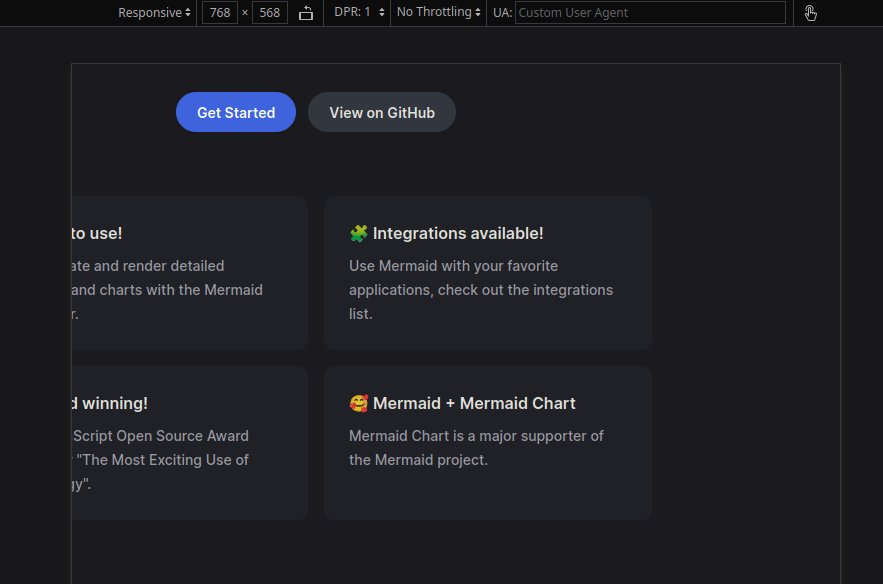 Website is not responsive for many pixels · Issue #4898 · mermaid-js/mermaid · GitHub