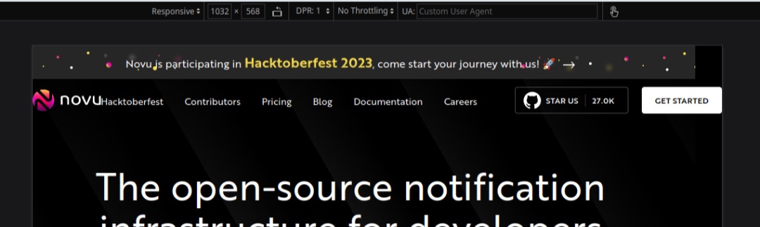 🐛 Bug Report: Navbar is not a responsive for a small devices · Issue #4458 · novuhq/novu · GitHub