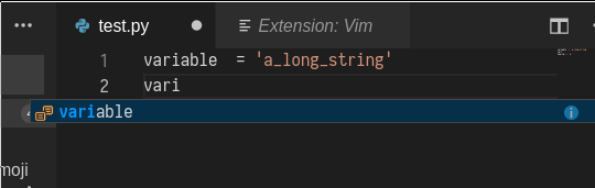 doesn't work as expected · Issue #3089 · VSCodeVim/Vim · GitHub