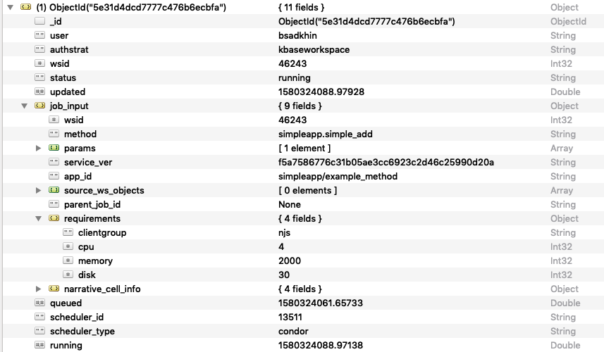 Save whatever client group and requirements the job actually runs with at runtime from the ...