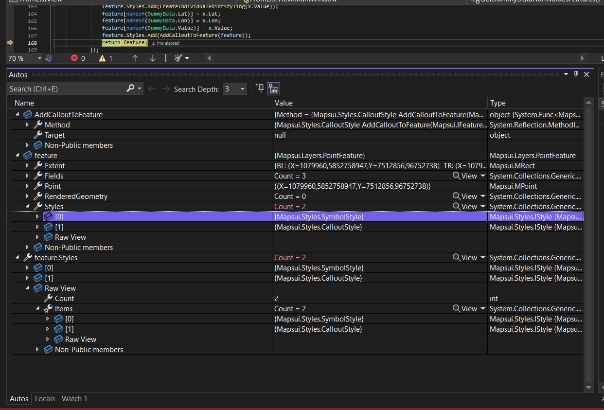 Show Callout When Clicked In Winui Singlecallout Example And Not With Pins · Mapsui Mapsui 1707