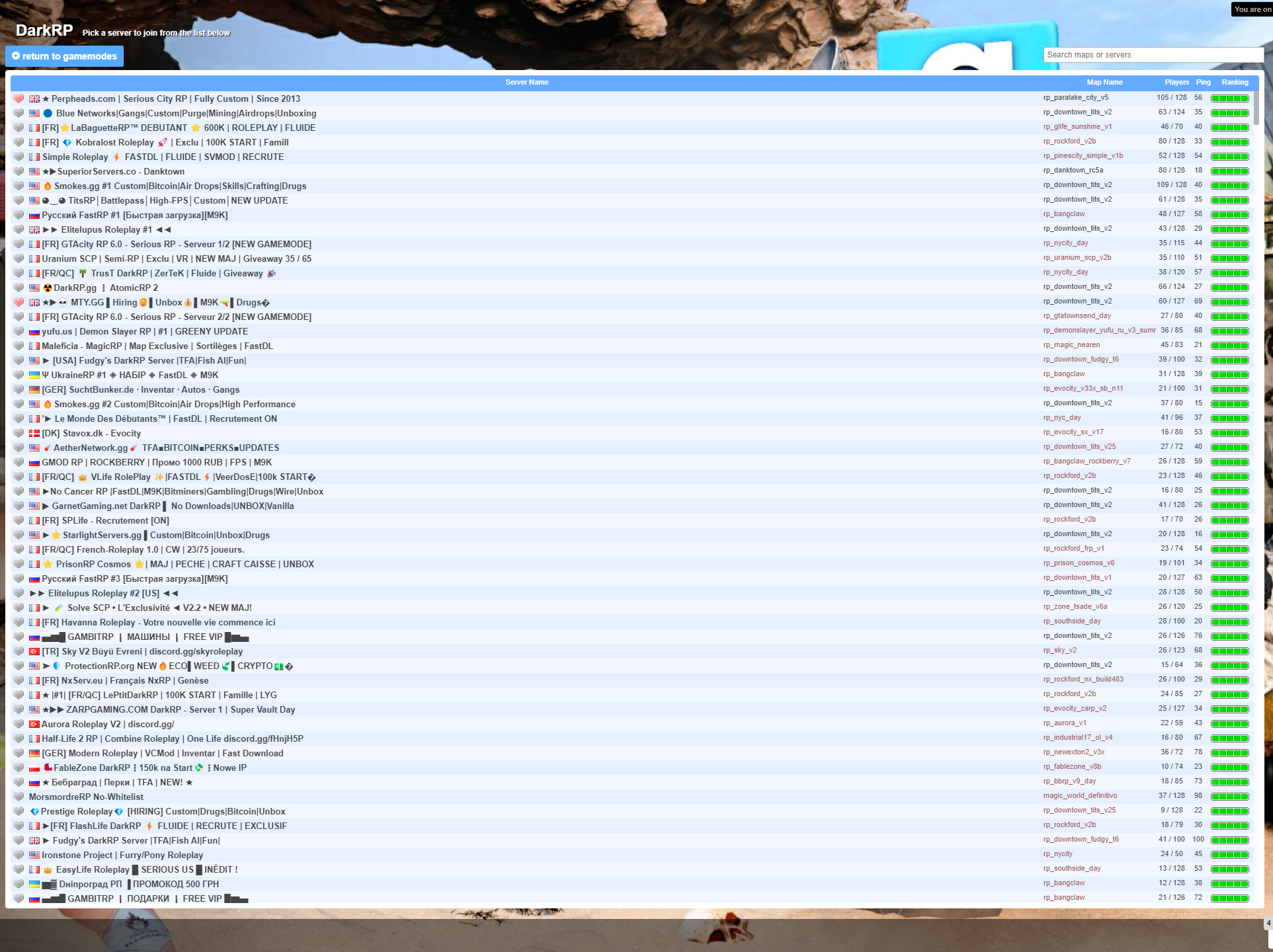 Reworked server browser ranking by FredyH · Pull Request #1963 · Facepunch/garrysmod · GitHub