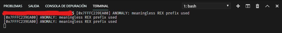 Me aparece una ANOMALY: meaningless REX error en el terminal con el git bash de visual studio ...