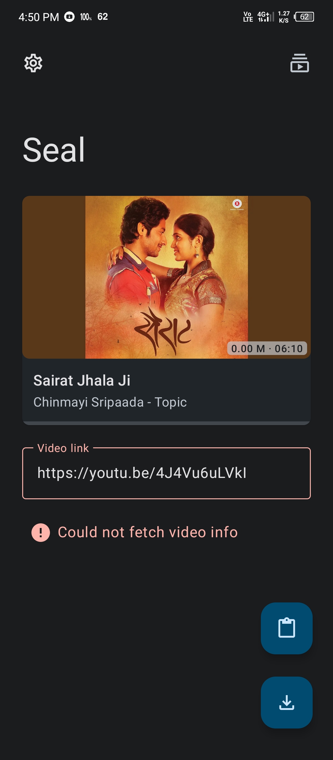 [Bug Report] · Issue #627 · JunkFood02/Seal · GitHub