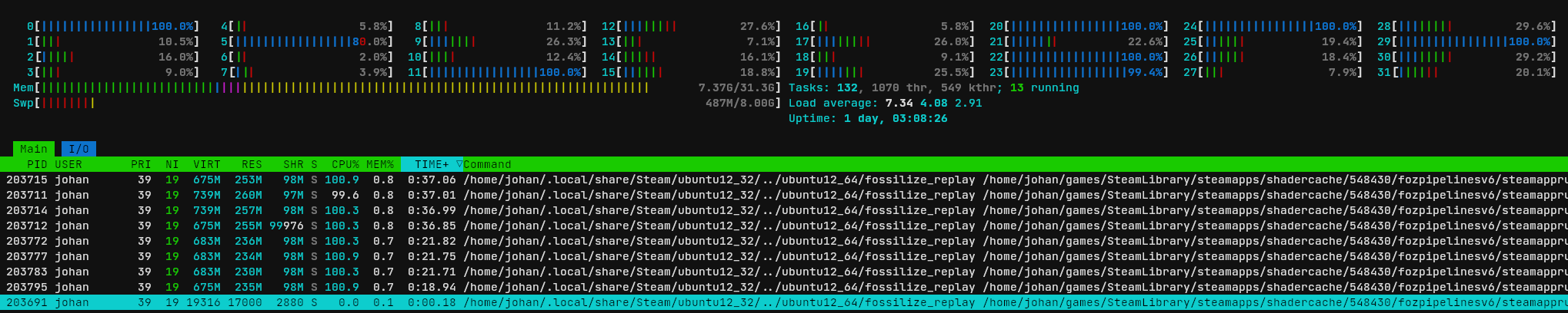 Launching Steam immediately caused `fossilize_replay` to consume all available memory · Issue ...