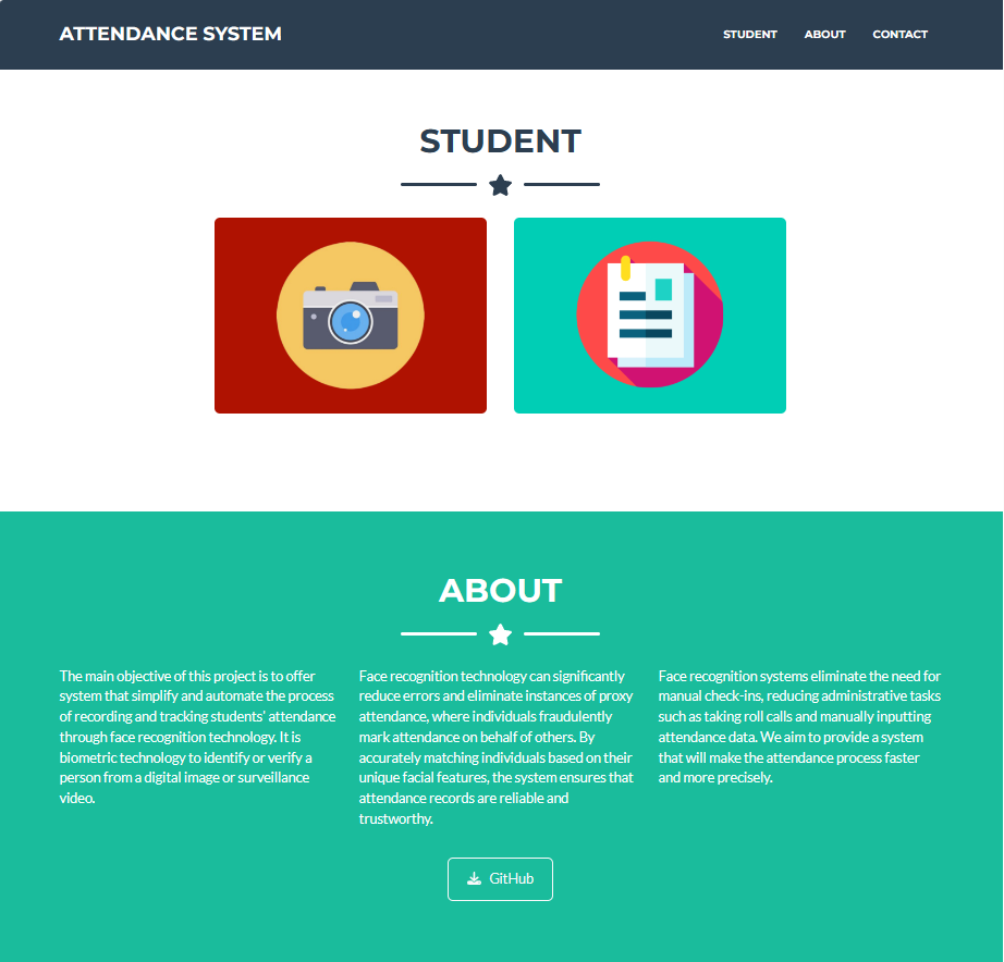 GitHub - vikasv123/Attendance-System: To develop and implement an ...