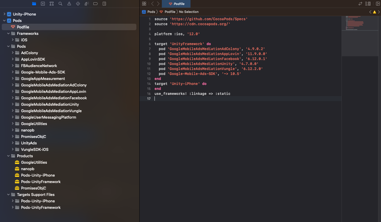 iOS build fails - Mediation Adapters are not compatible with Facebook SDK · Issue #2736 ...
