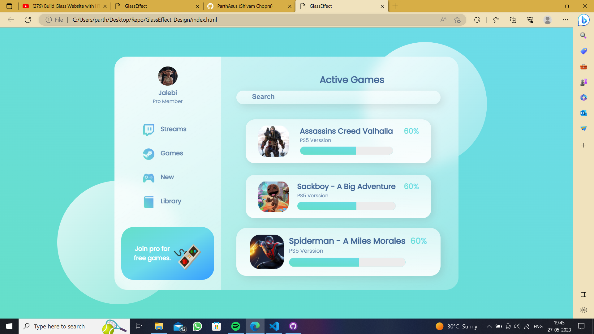 GitHub - ParthAsus/GlassEffect-Design: In this i have created a glass ...