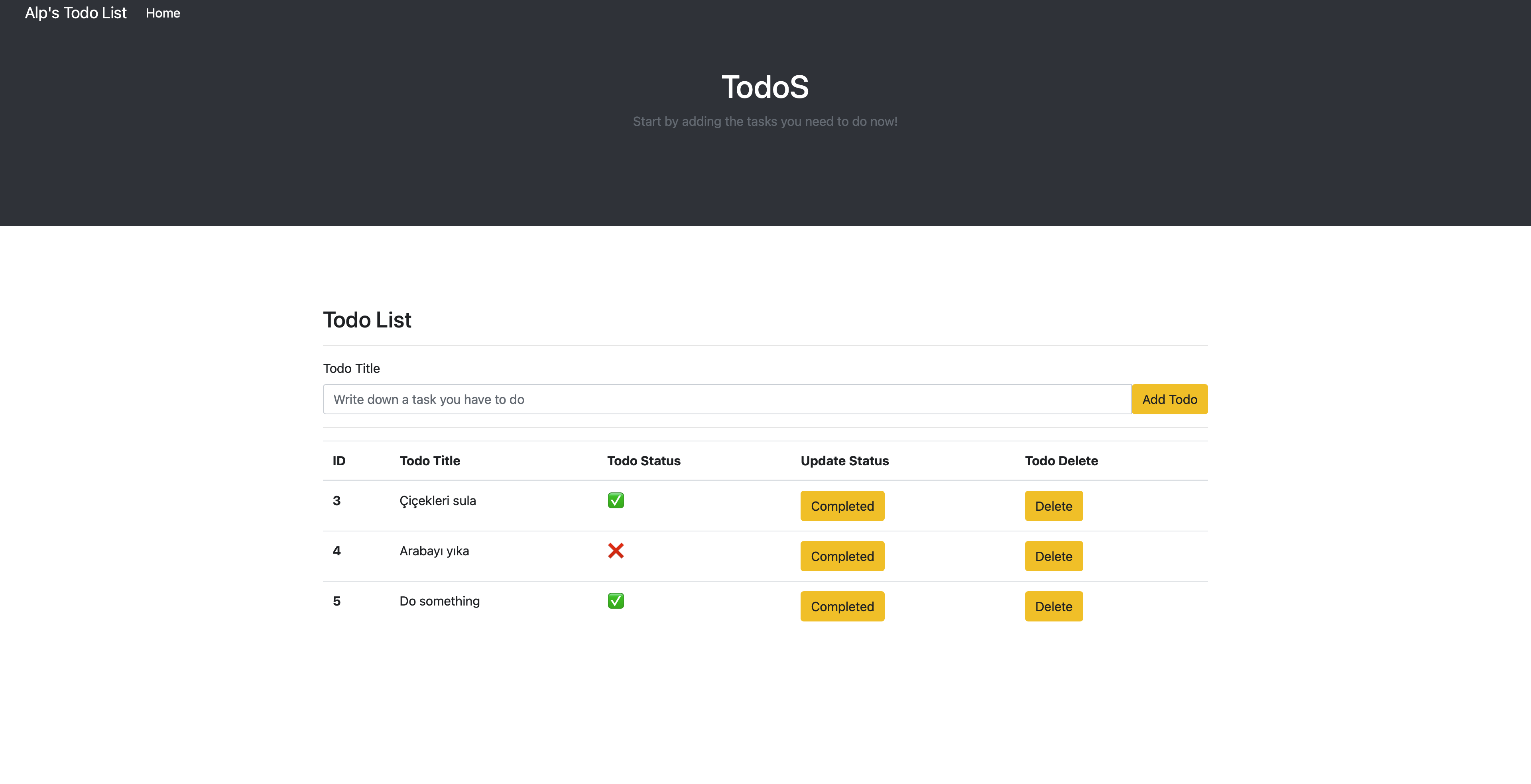 GitHub - AlpSagdic/Todo_Website