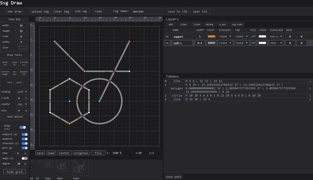 GitHub - prexen/SvgDrawApp: An cad like svg drawing app
