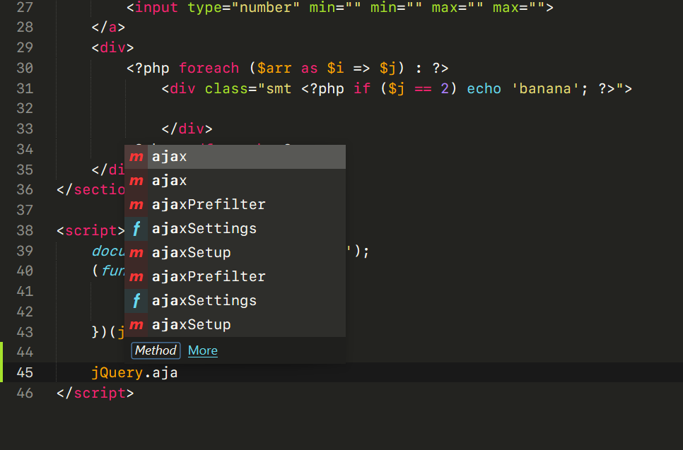 Any way to use the JS support inside standalone JS files? · Issue #40 · sublimelsp/LSP-html · GitHub