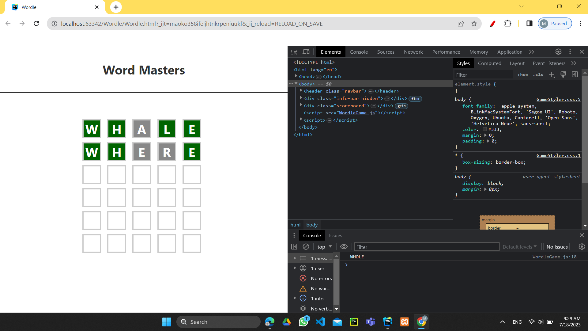GitHub - Moutasem-Ahmed-Salah/Wordle: Wordle, the classic word-guessing ...