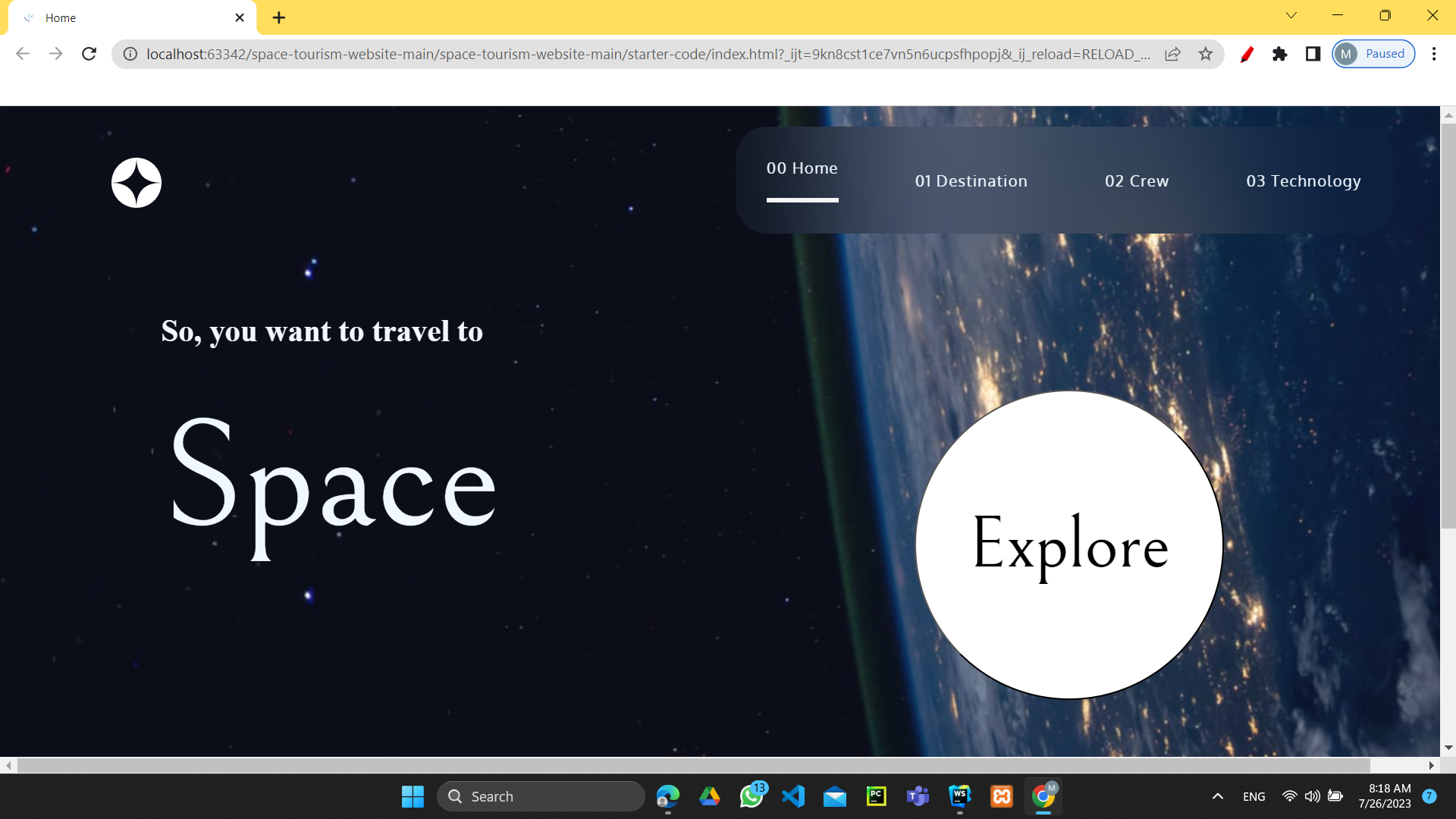 GitHub - Moutasem-Ahmed-Salah/Space-Travel-Website: multi-page space tourism website to view ...
