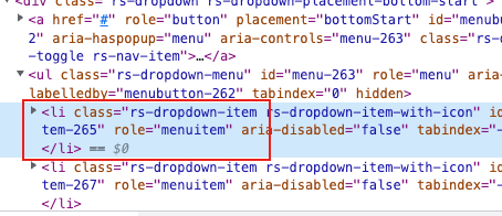 Nav.Menu 下的 Nav.Item as 属性默认值不是‘a’ · Issue #3024 · rsuite/rsuite · GitHub