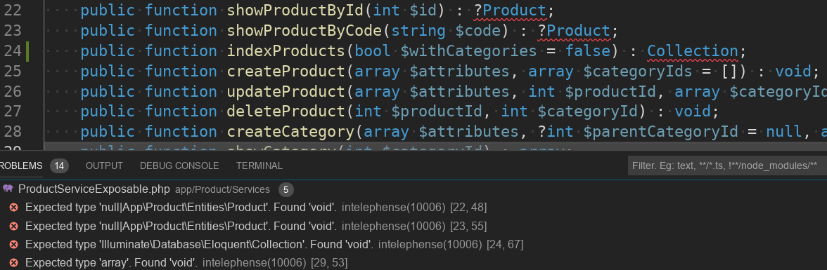 Found Void Telephense 10006 · Issue 206 · Bmewburn Vscode Intelephense · Github