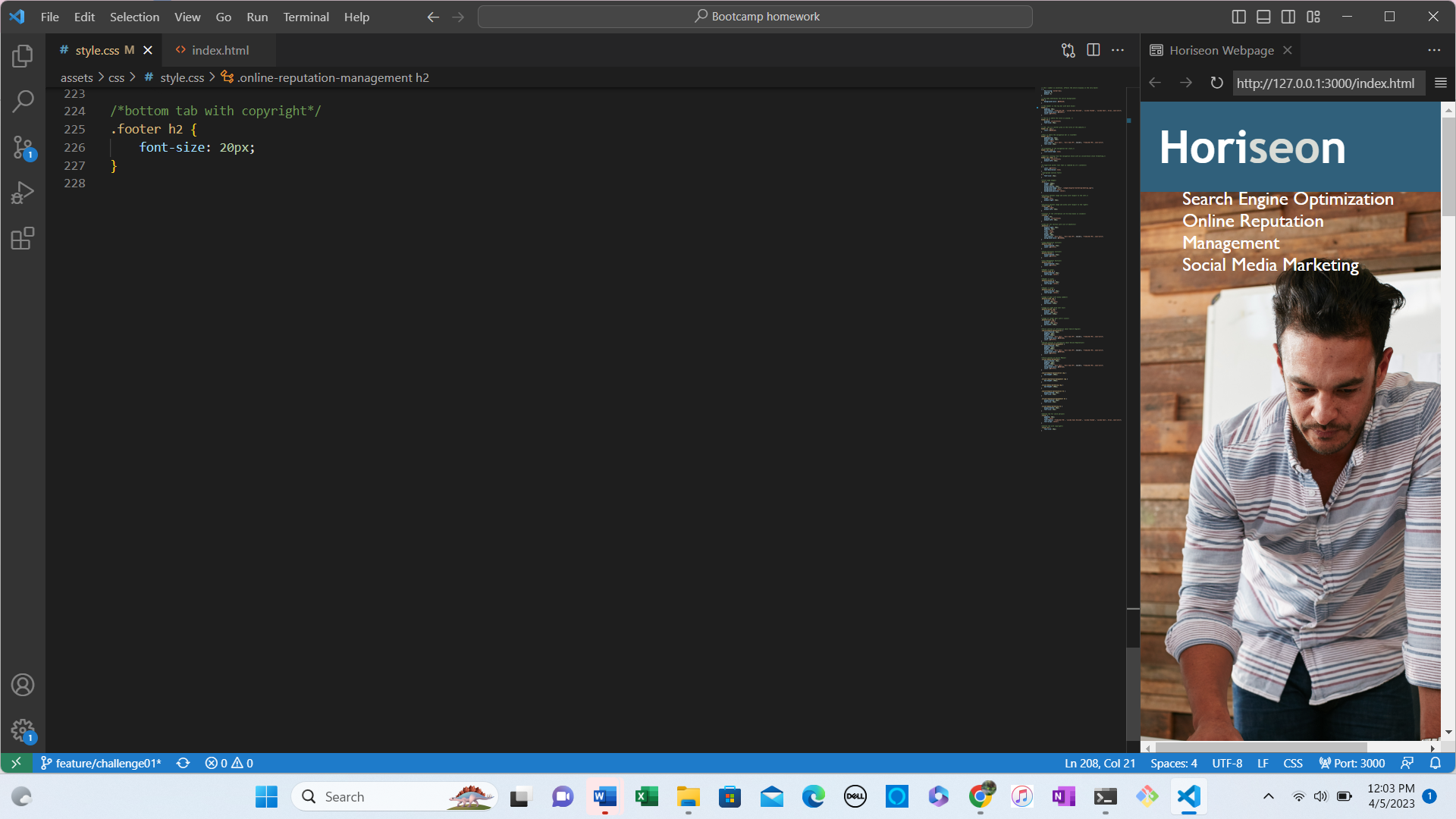 GitHub - Marinah1031/Horiseon-Code-Refractor: Bootcamp Homework Challenge 01