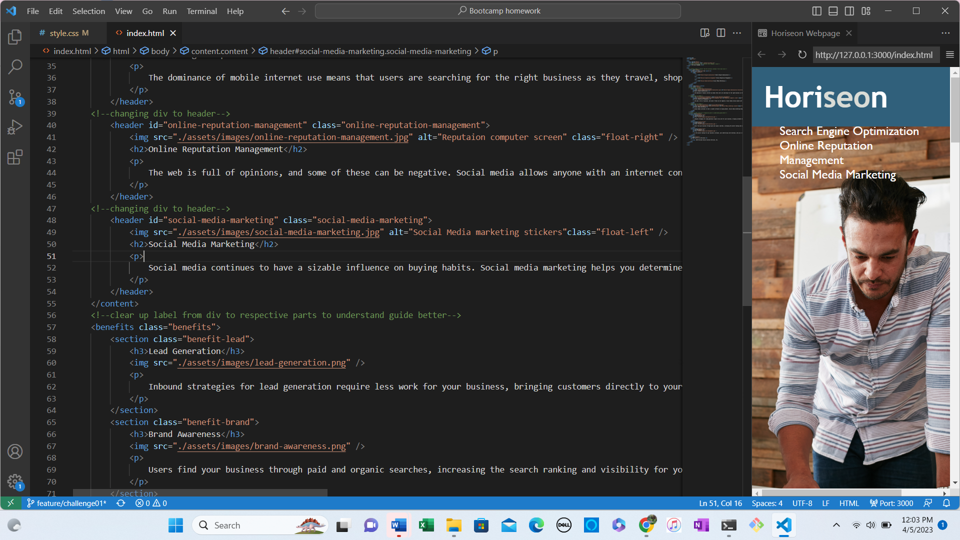 GitHub - Marinah1031/Horiseon-Code-Refractor: Bootcamp Homework Challenge 01