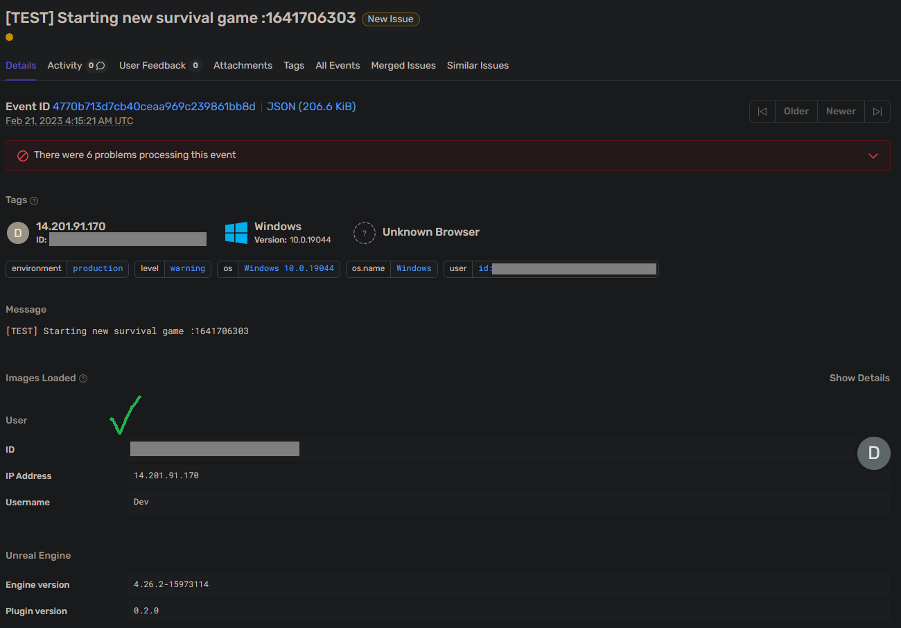 Sentry Crash Reports Don T Have Any User Data Though Regular Messages Do · Issue 214