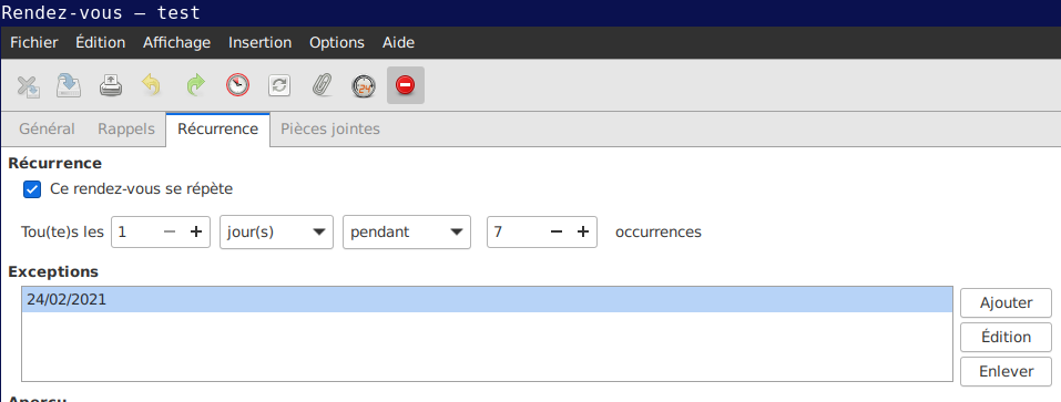 Bad request with recurrent events with EXDATE · Issue #1146 · Kozea/Radicale · GitHub