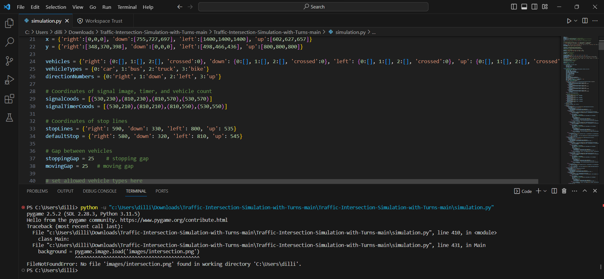 the code has error · Issue #8 · mihir-m-gandhi/Adaptive-Traffic-Signal-Timer · GitHub