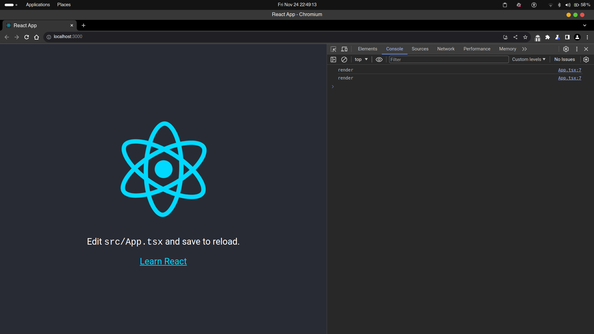 Devtools Bug Hide Logs During Second Render In Strict Mode Not Working · Issue 27705