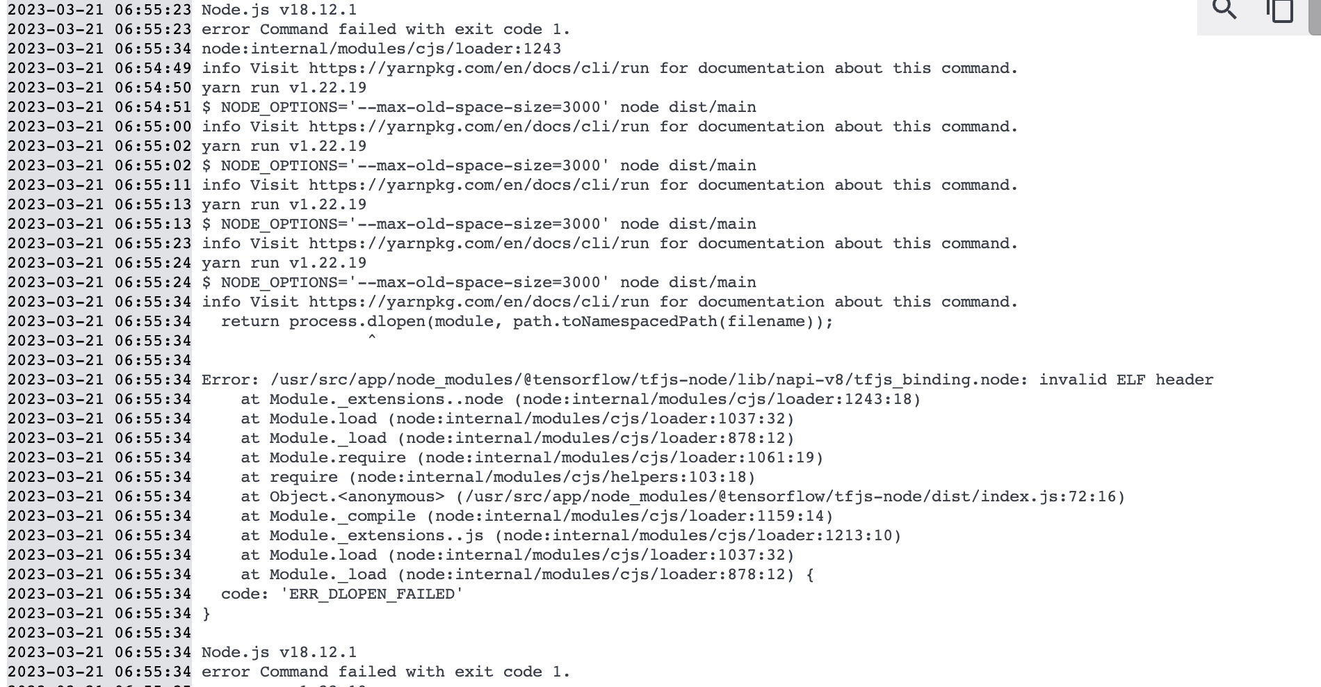 Docker M2 Macbook Arm Invalid Elf Header · Issue 7400 · Tensorflowtfjs · Github 