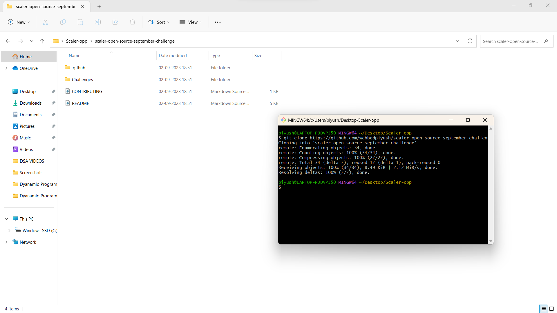 Challenge #1: Piyush Tiwari · Issue #241 · scaleracademy/scaler-open-source-september-challenge ...