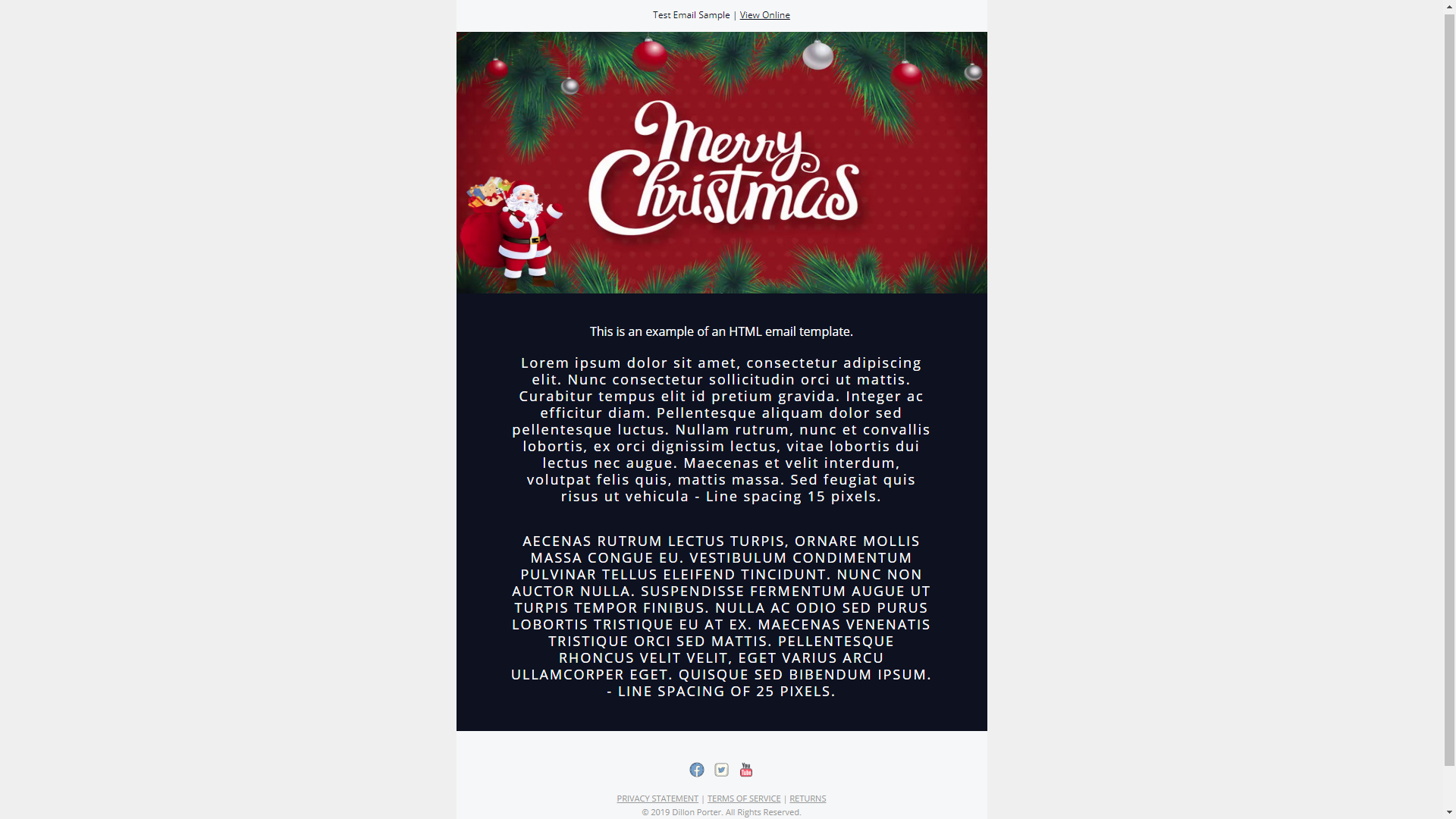 GitHub - dillon-porter/HTML-Email: HTML email with inline CSS