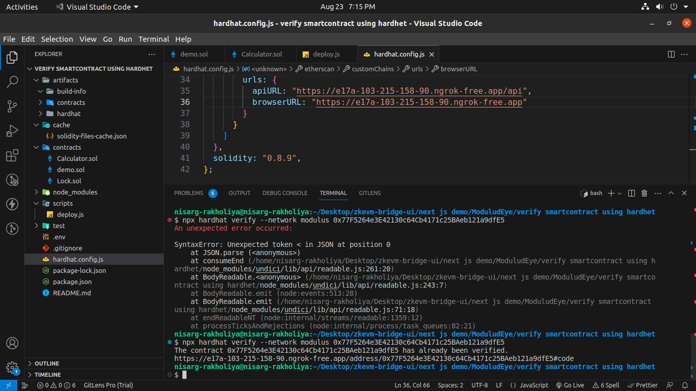 Contracts that self destruct in their constructors have no contract code published and cannot be ...