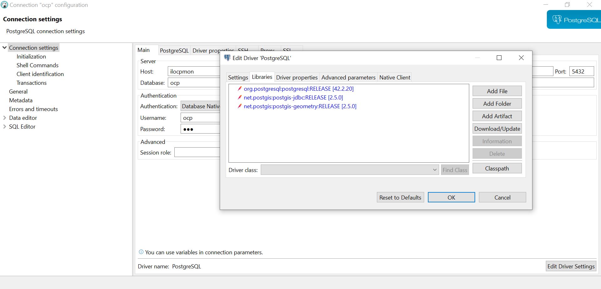 Dbeaver 21.3.3 giving issue while connecting the postgresql DB · Issue #19133 · dbeaver/dbeaver ...