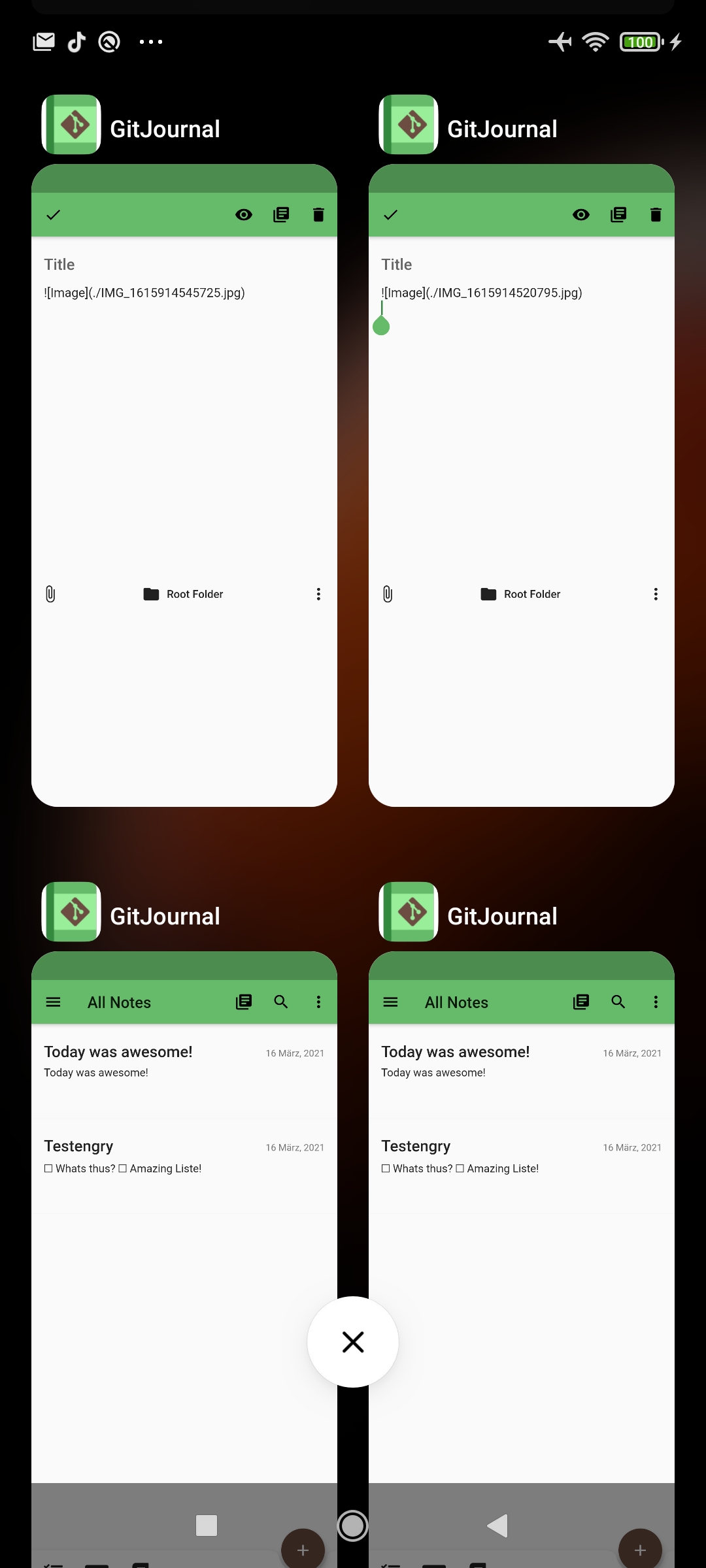 android: Share With / Send To creates new instances of app · Issue #472 ...