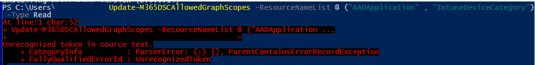 Export Configuration Failed And Returned With Error Application Is Not Authorized To Perform