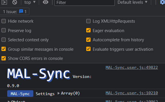 The floating menu button on the lower right no longer shows the MAl-Sync menu · Issue #1404 ...