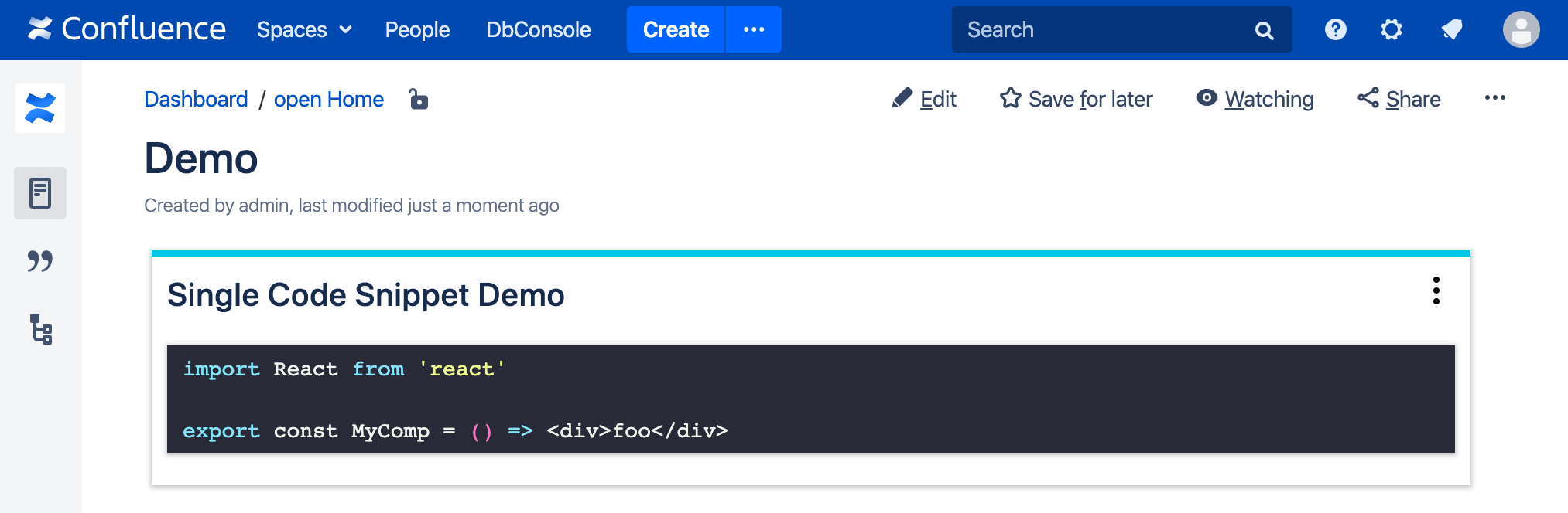 [AC-18] Support single codeblock snippet without replacements · Issue #18 · codeclou/advanced ...