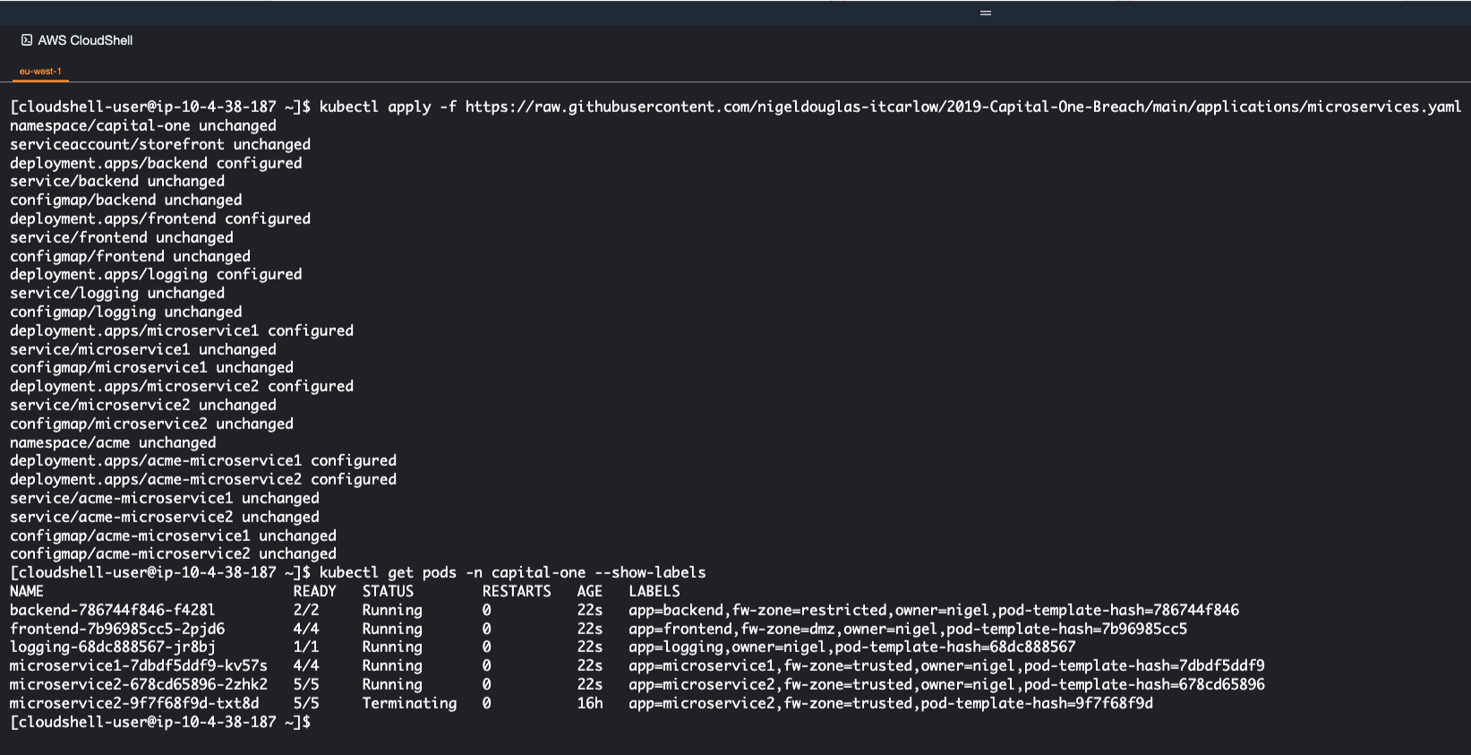 GitHub - nigeldouglas-itcarlow/2019-Capital-One-Breach: Repository was created to highlight the ...