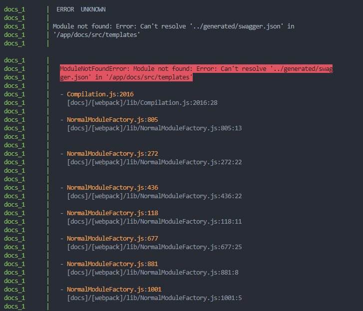 swagger is failing to build for docs · Issue #1836 · cisagov/crossfeed · GitHub