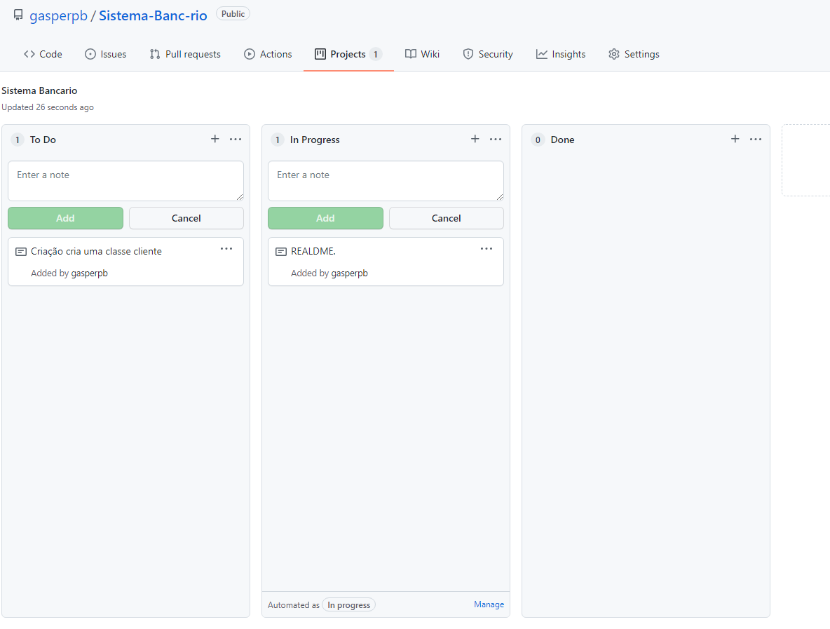 GitHub - gasperpb/Sistema-Banc-rio: sistema bancário de classes